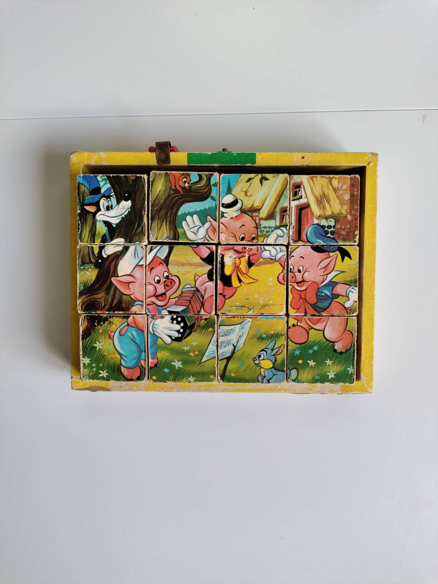 Vintage Mickey Mouse Puzzles in Original Box - Etsy