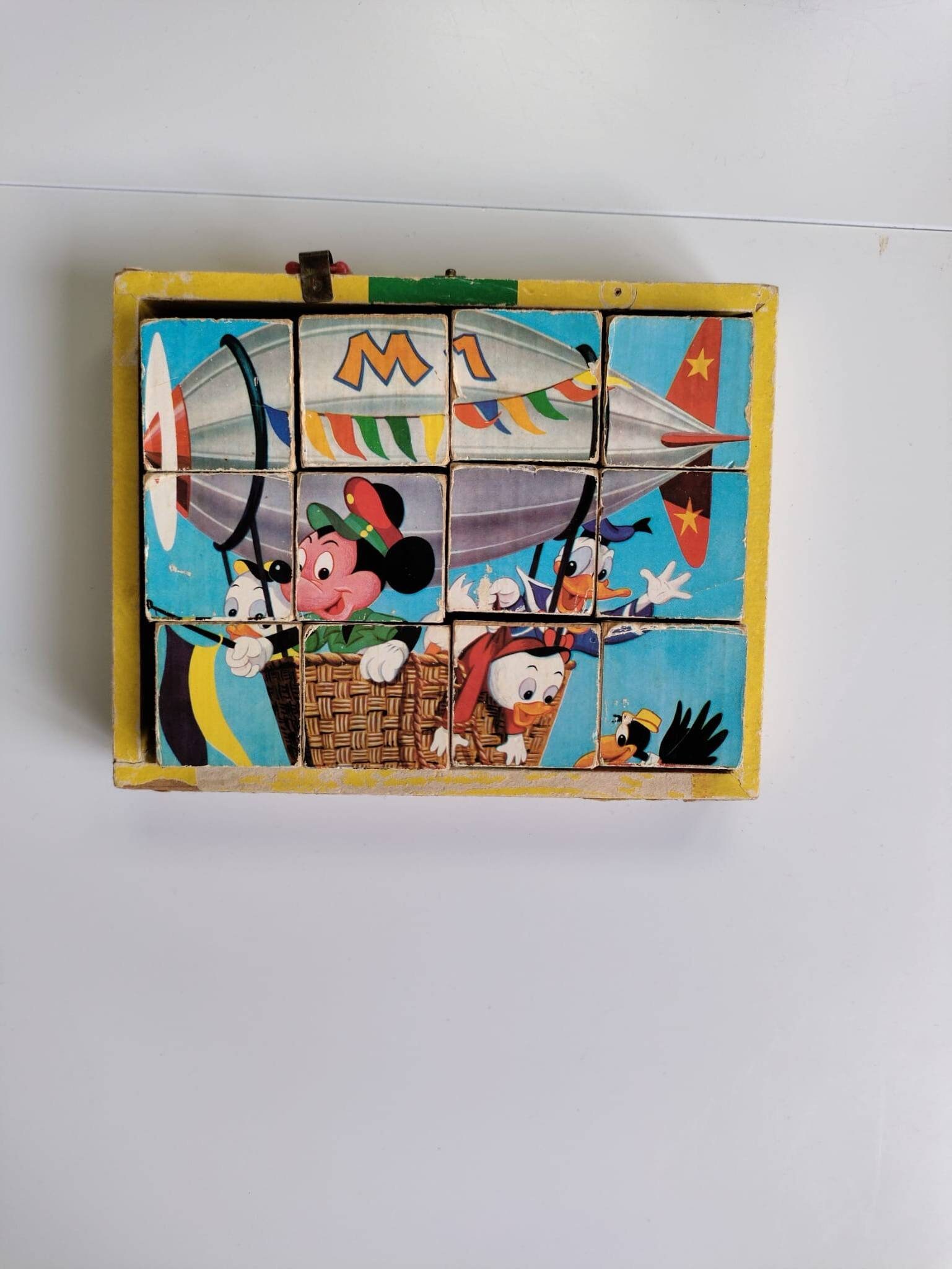 Vintage Mickey Mouse Puzzles in Original Box - Etsy