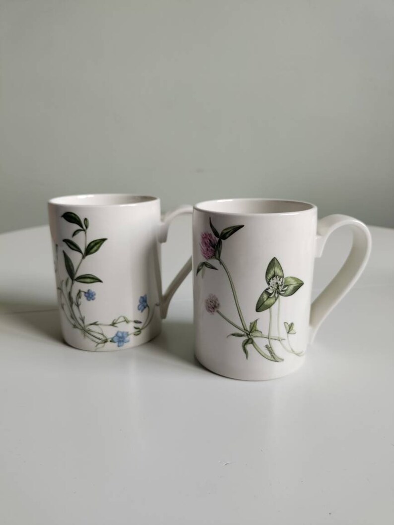 Vintage Portmeirion Pottery the Queen's Hidden Garden Collection. Four ...