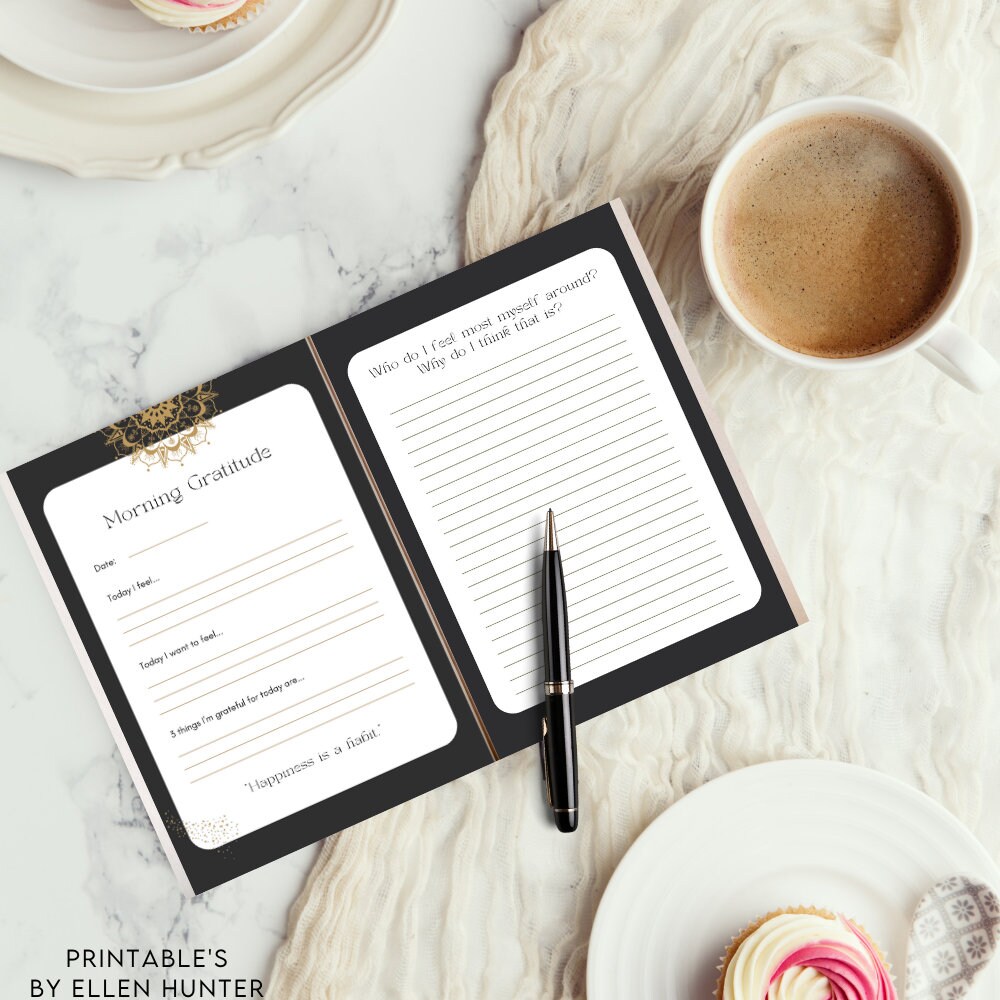 Get to Know Yourself Healing Guided Journal Prompts, Self Discovery ...