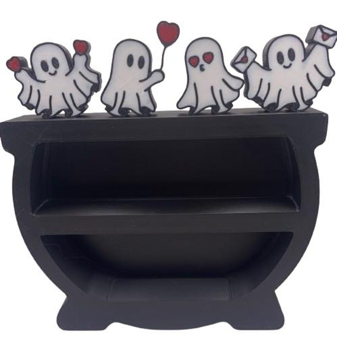 Mini Ghosts, Valentine Ghost, 3D Printed, Cute Valentine Day Themed ...
