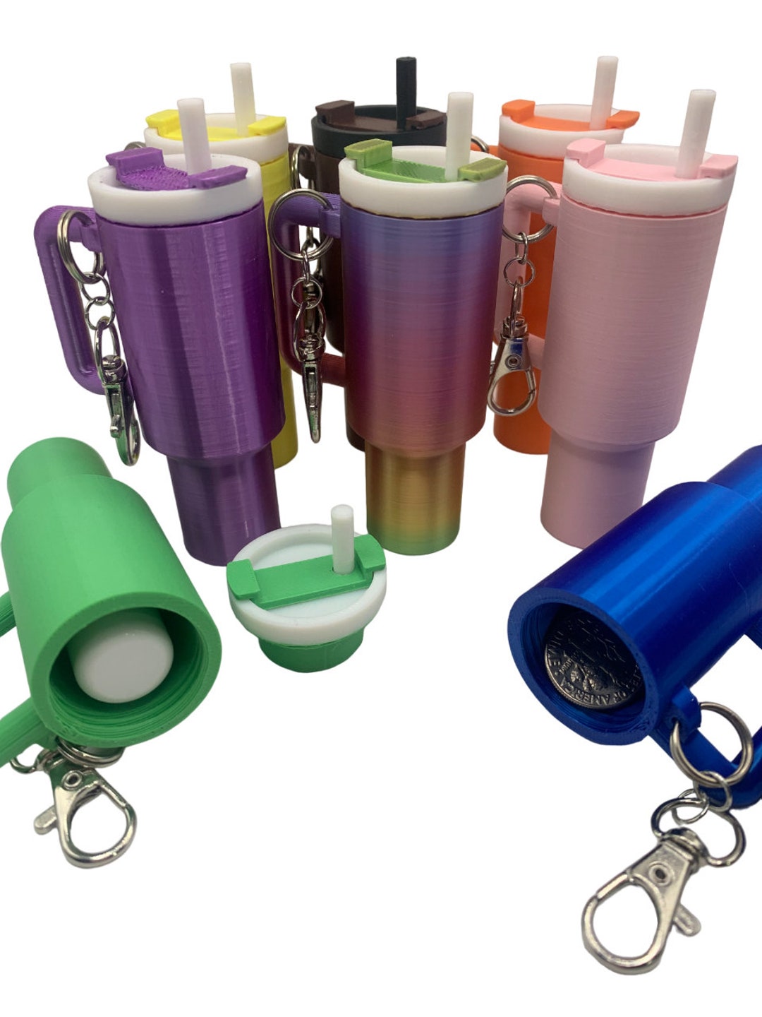 Mini Chapstick Holders, Stanley Keychains, Lip Balm Holders, Keychains ...
