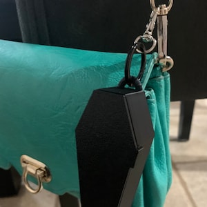 Chapstick Holder, Keychain, Coffin Keychain, Goth Keychain, Keychain ...