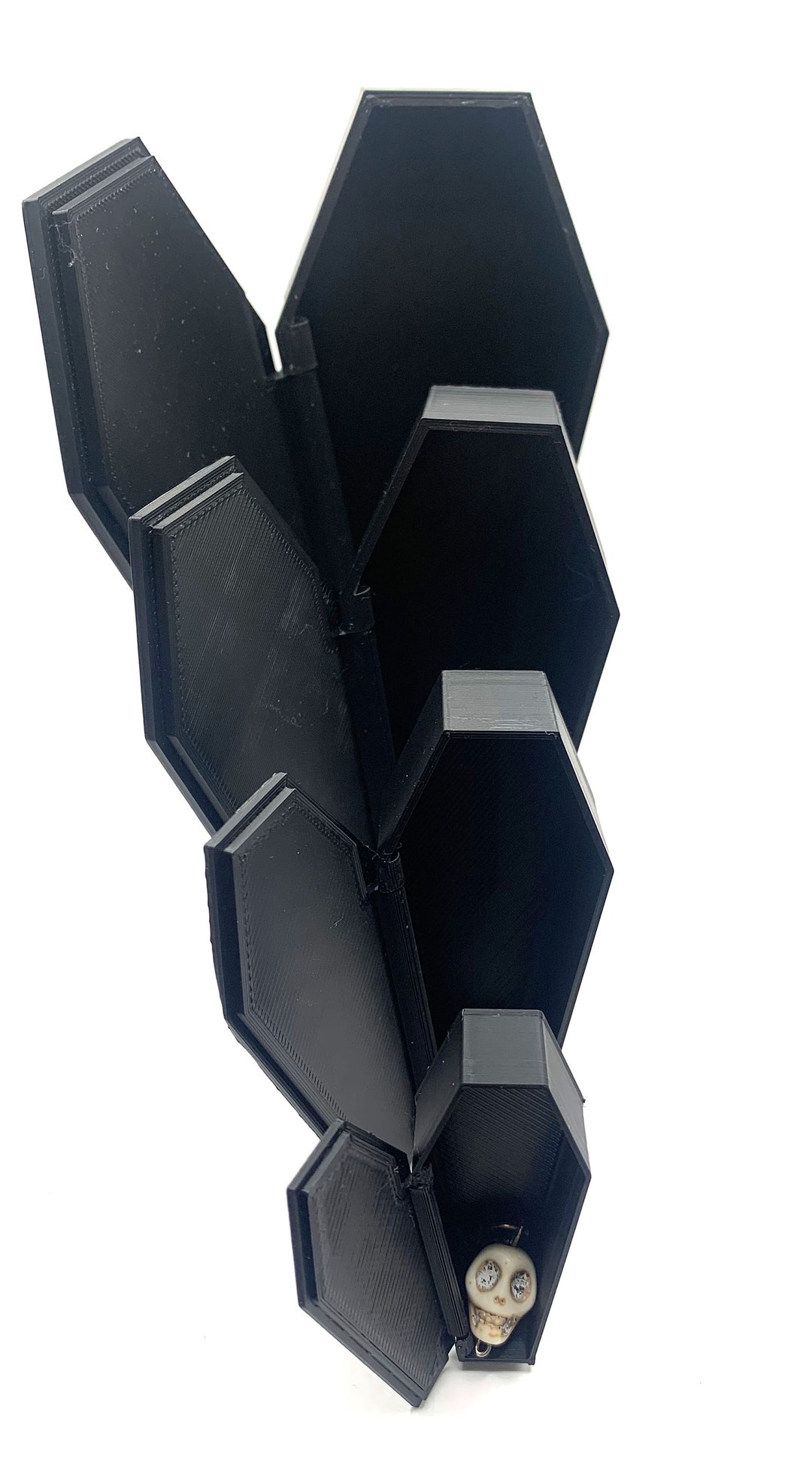 Mini Coffin Set Coffin 3D Printed Gothic Decor Unique Gift Mini Coffin ...