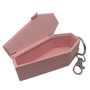 Chapstick Holder, Keychain, Coffin Keychain, Goth Keychain, Keychain ...