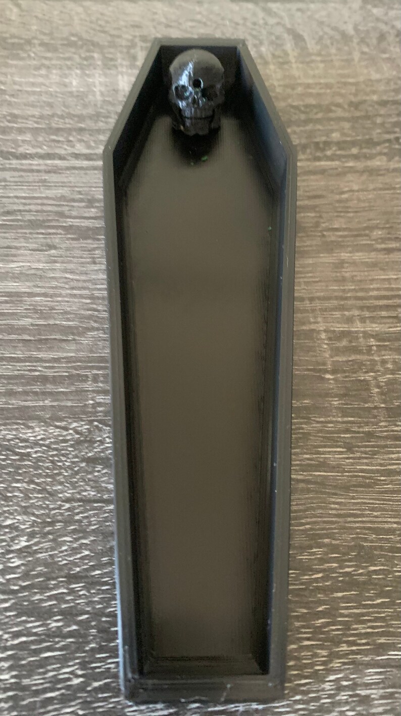 Coffin Incense Burner Skull Incense Holder Gothic Decor - Etsy
