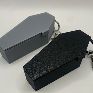 Chapstick Holder, Keychain, Coffin Keychain, Goth Keychain, Keychain ...