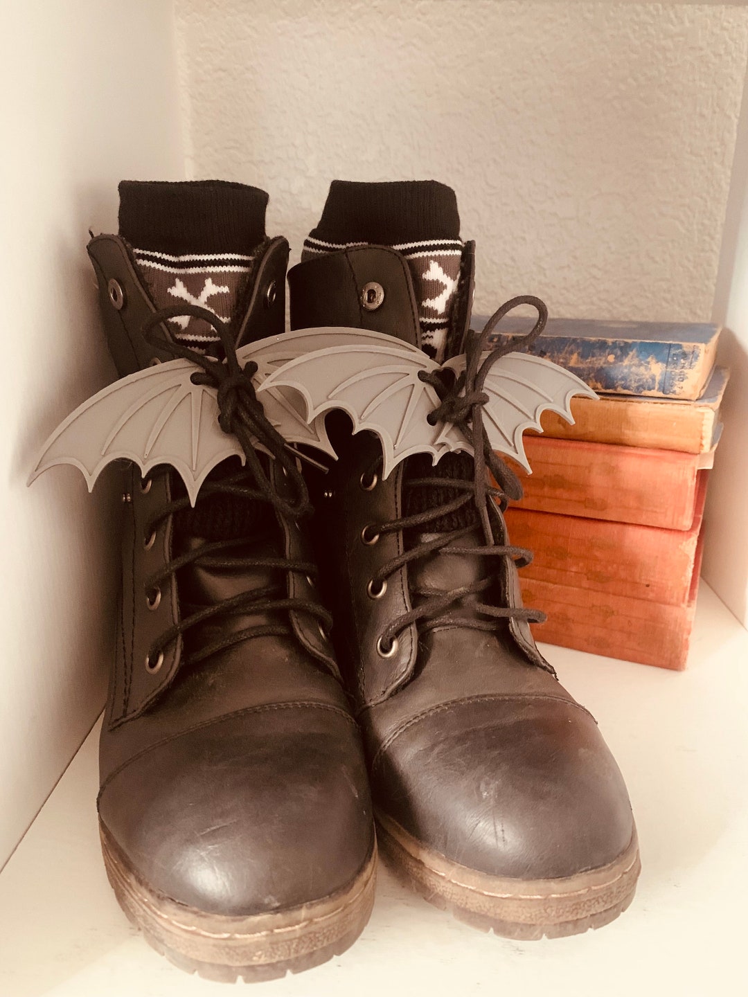 Bat Wings for Boots/shoes | 3D Printed | Shoe Charm | Shoe Accessory ...