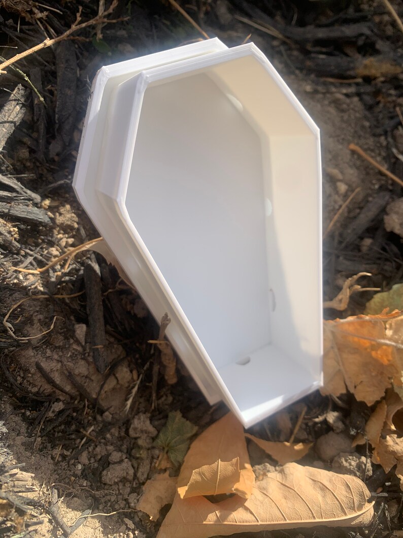 Coffin Planter With Drainage 3D Printed Lightweight - Etsy