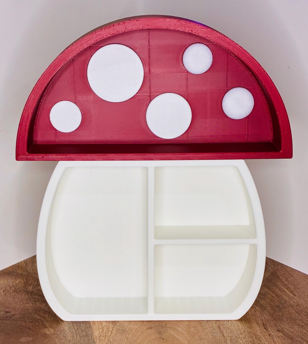 Mini Mushroom Shelf I 3D Printed I Shelf for Mini Collectables I Mini ...