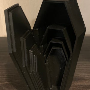Mini Coffin Set Coffin 3D Printed Gothic Decor Unique Gift Mini Coffin ...