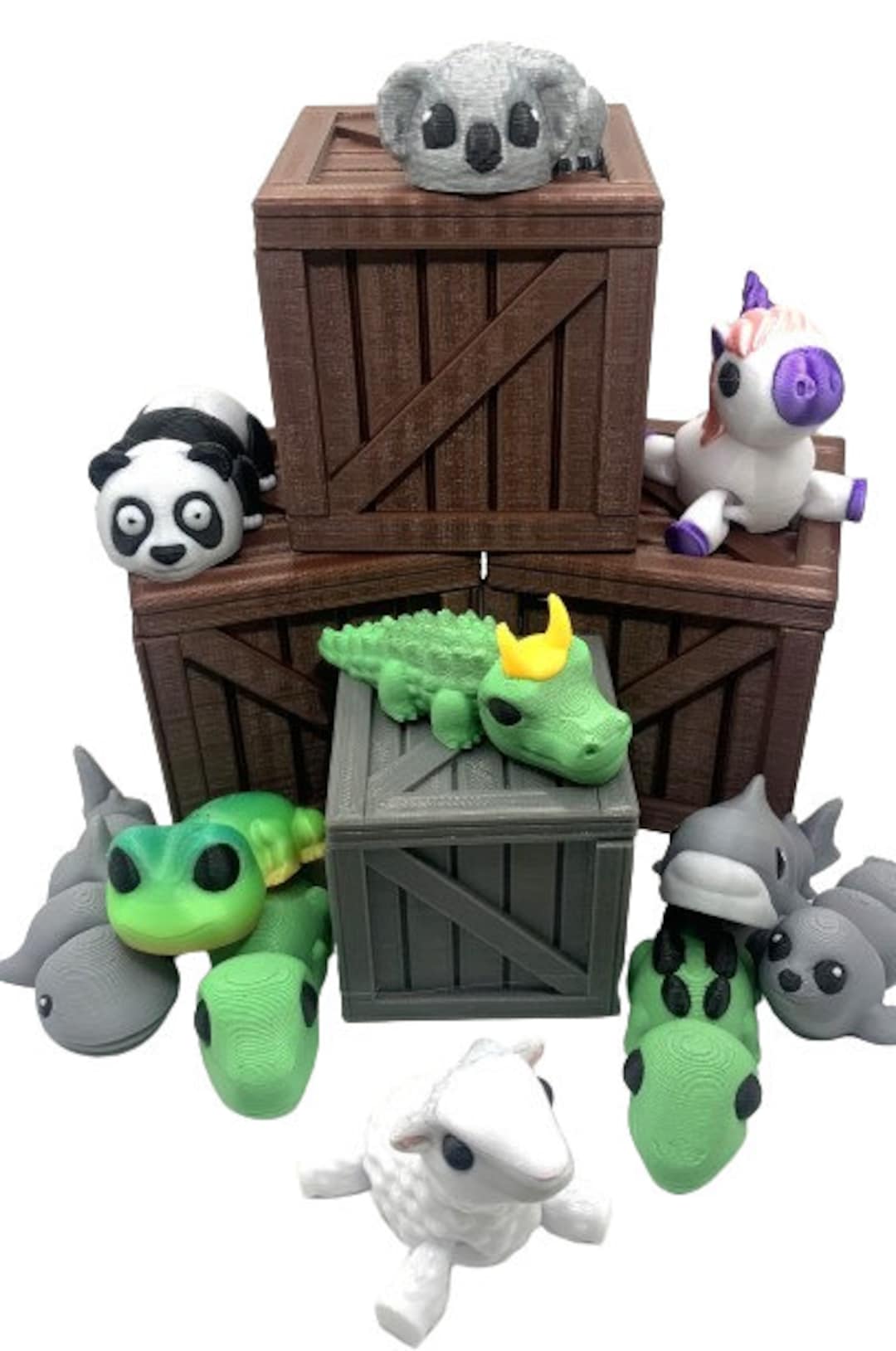 Articulated Toys, Flexible Fidget Toy, Sensory Pet, Cute 3D Printed ...