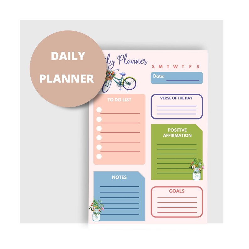 Productivity Planner, Daily Planner, Weekly Planner, Printable Planner ...