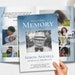 Funeral Bundle Set, Funeral Program Template, Funeral Program, Blue ...