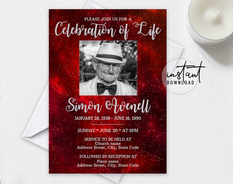 Funeral Bundle Set Funeral Program Template Funeral Program - Etsy