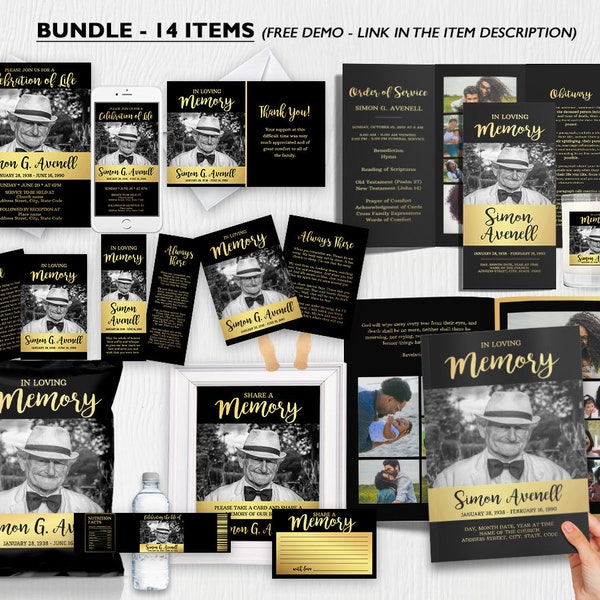 Steelers Funeral Program - Etsy