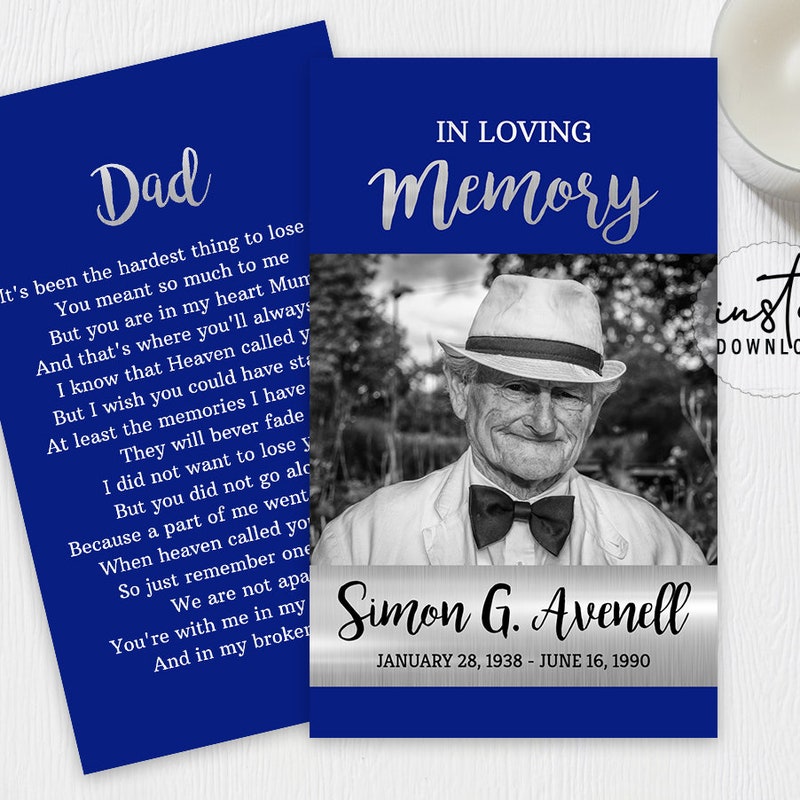 Blue Funeral Background - Etsy