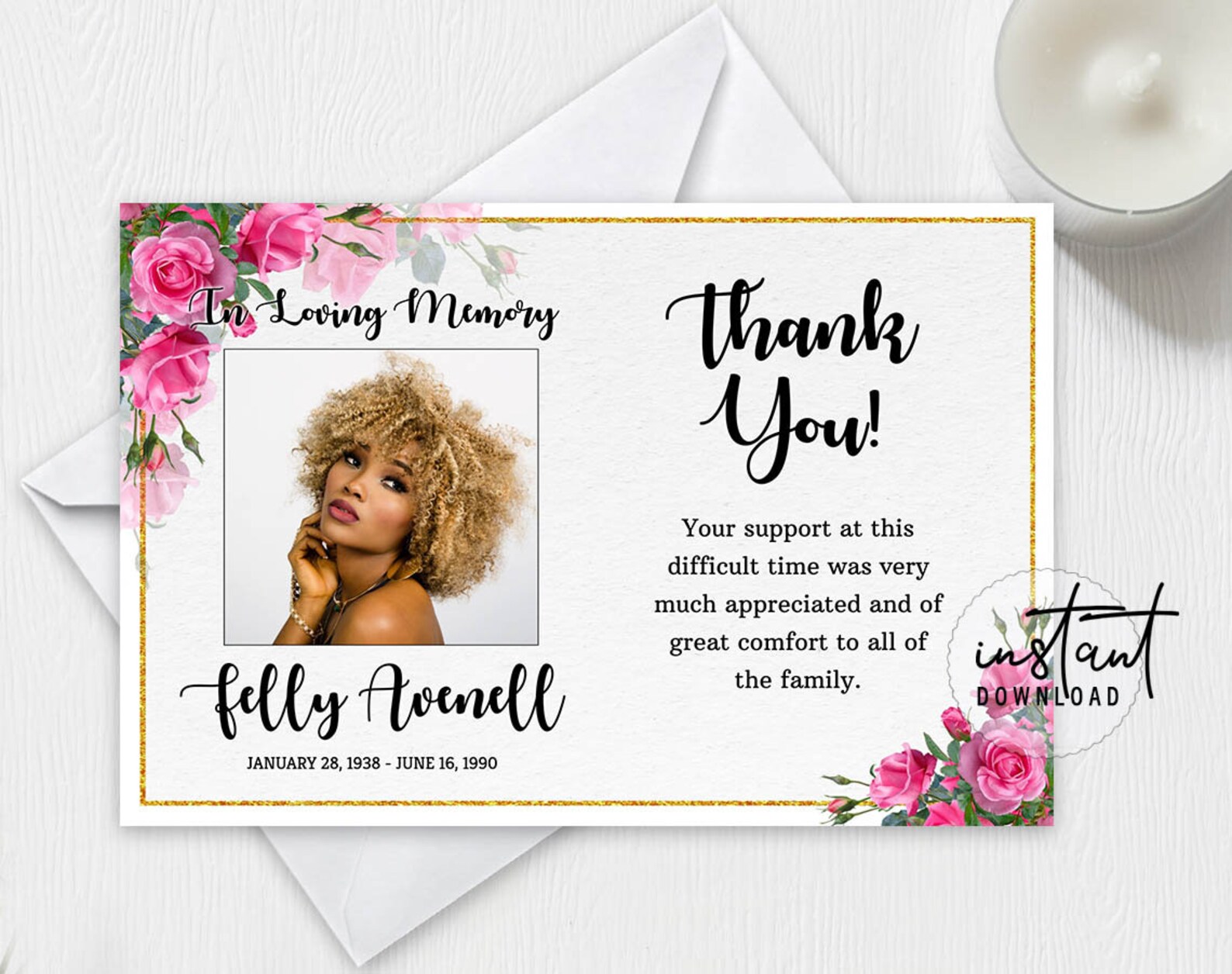 Funeral Bundle Set Funeral Program Template Funeral Program - Etsy