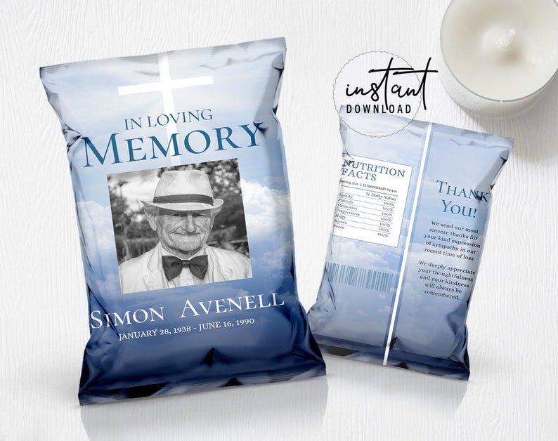 Funeral Bundle Set Funeral Program Template Funeral Program - Etsy