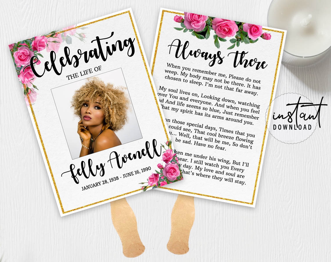 Funeral Bundle Set Funeral Program Template Funeral Program - Etsy