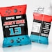 Video Game Chip Bag Label, Chip Bags Party Favor, Video Game Birthday ...