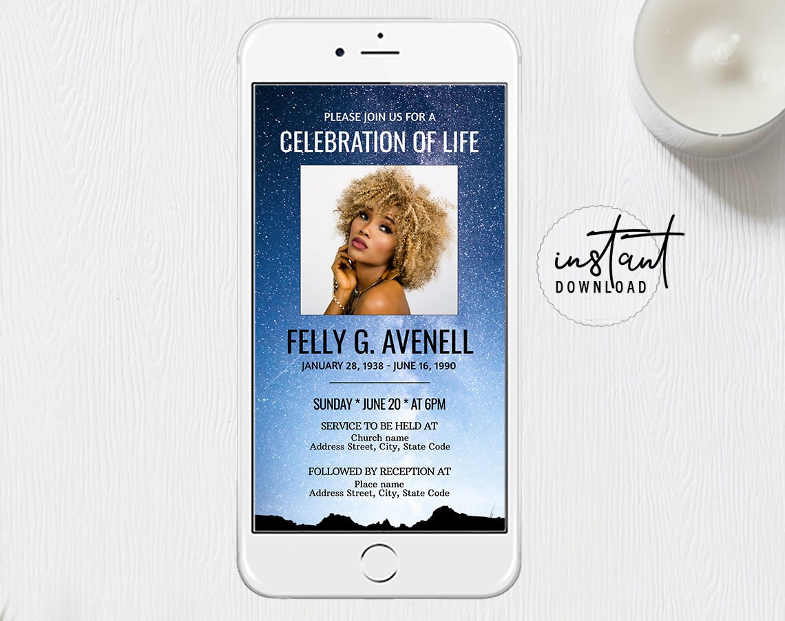 Funeral Bundle Set Funeral Program Template Funeral Program - Etsy