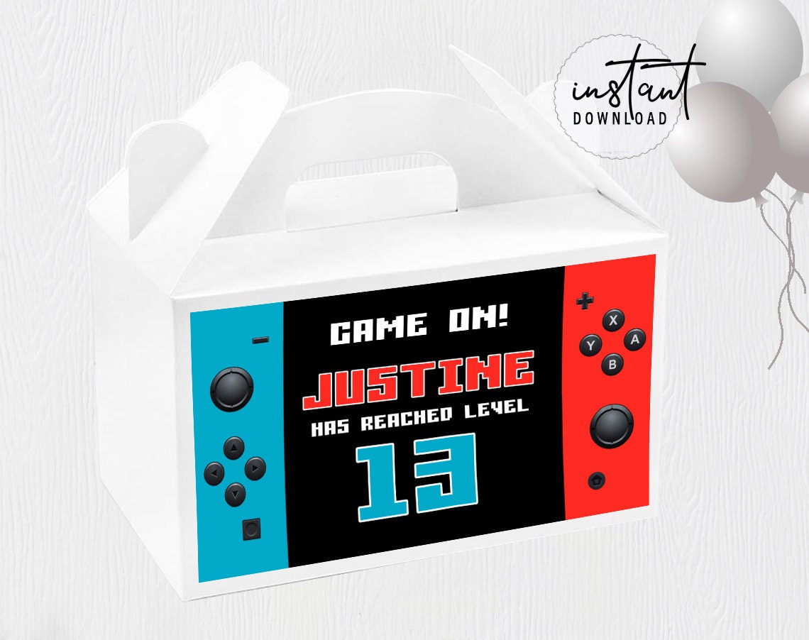 Video Game Birthday Bundle Set, Video Game Birthday Theme, Birthday ...