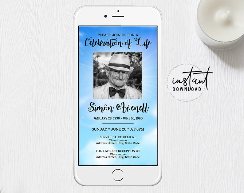 Funeral Bundle Set Funeral Program Template Funeral Program - Etsy