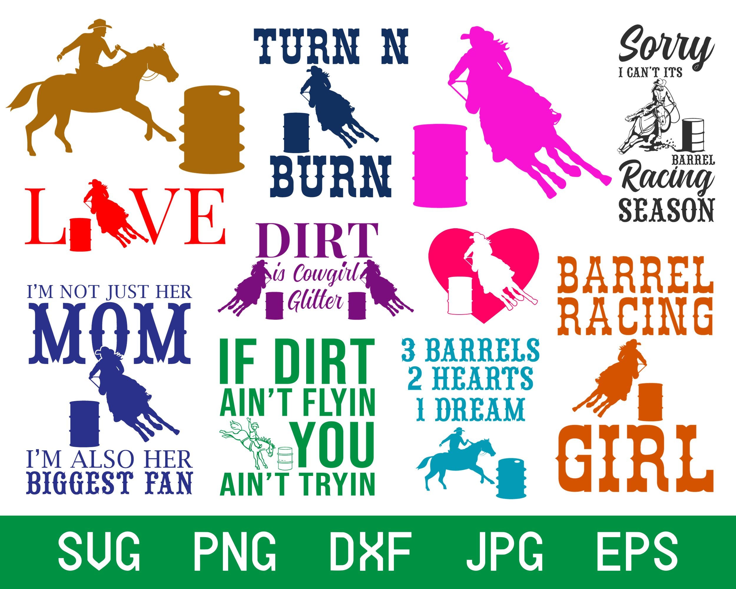 Barrel Racing Svg Horse Svg Rodeo Svg Barrel Racer Svg - Etsy Australia