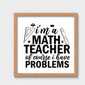 Math Teacher SVG Bundle: Cricut Cut Files (digital Download) - Etsy