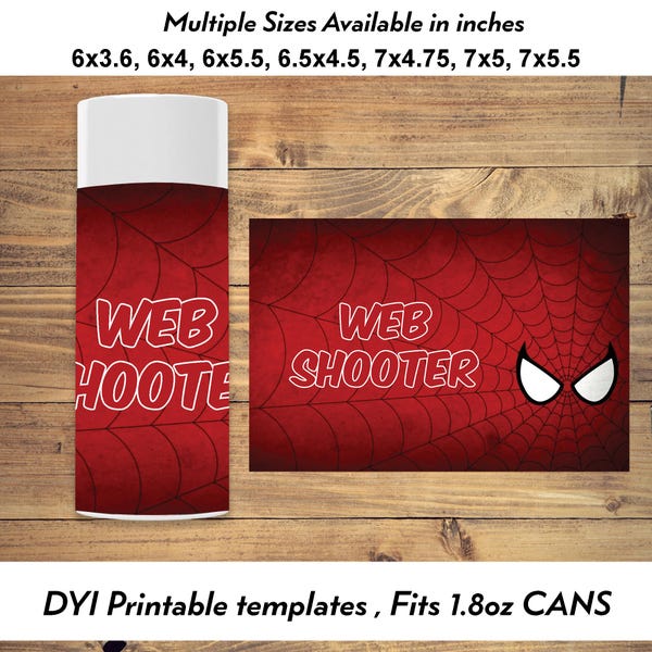 Spiderman Web Shooter Template - Etsy