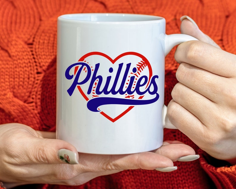 Baseball Heart SVG Bundle: Phillies Team Design (digital Download) - Etsy
