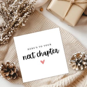 Printable New Job Card Template | Here’s to Your Next Chapter | Best of ...