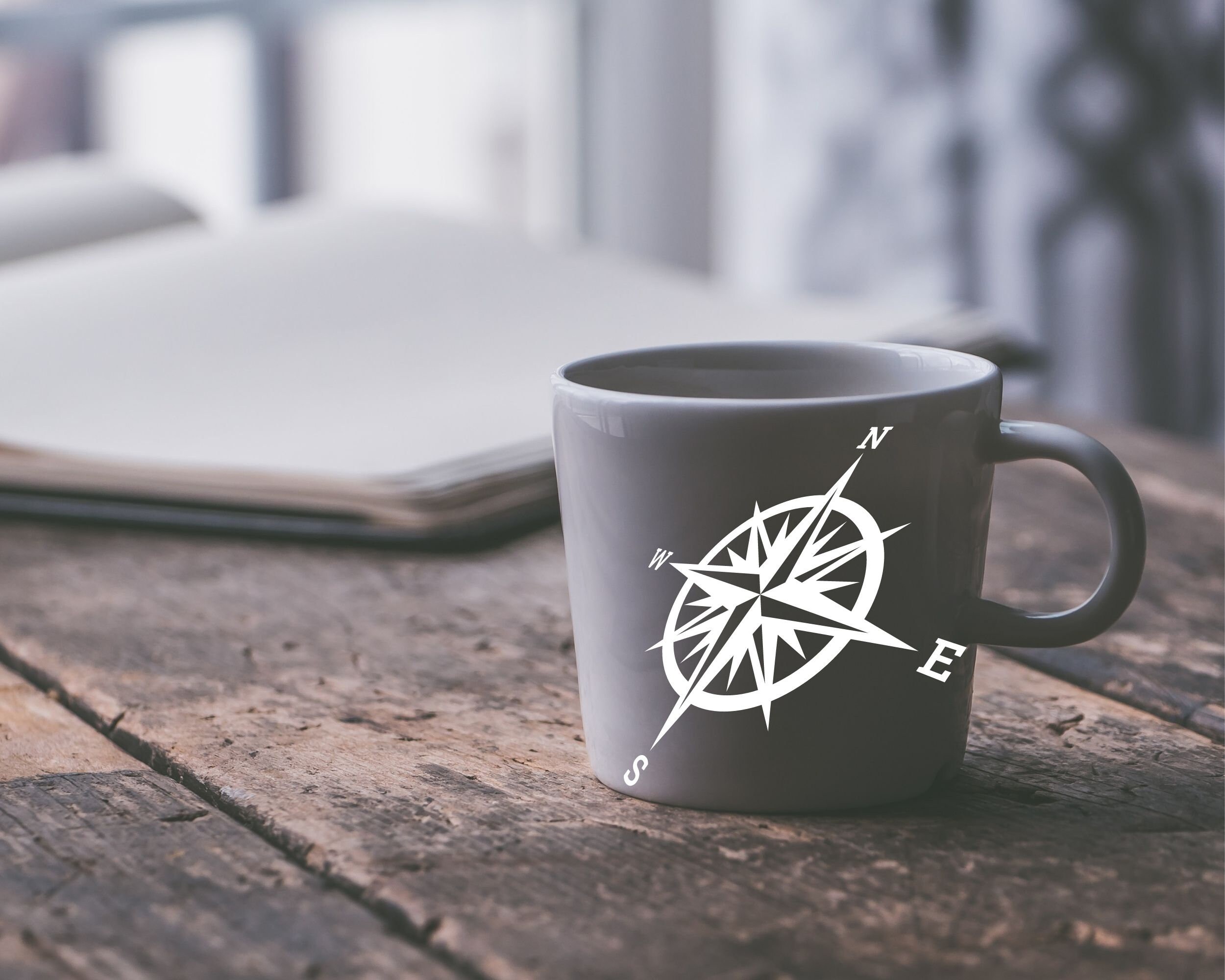 Compass Svg Anchor Svg Engraved Compass Cruise Svg Marine - Etsy