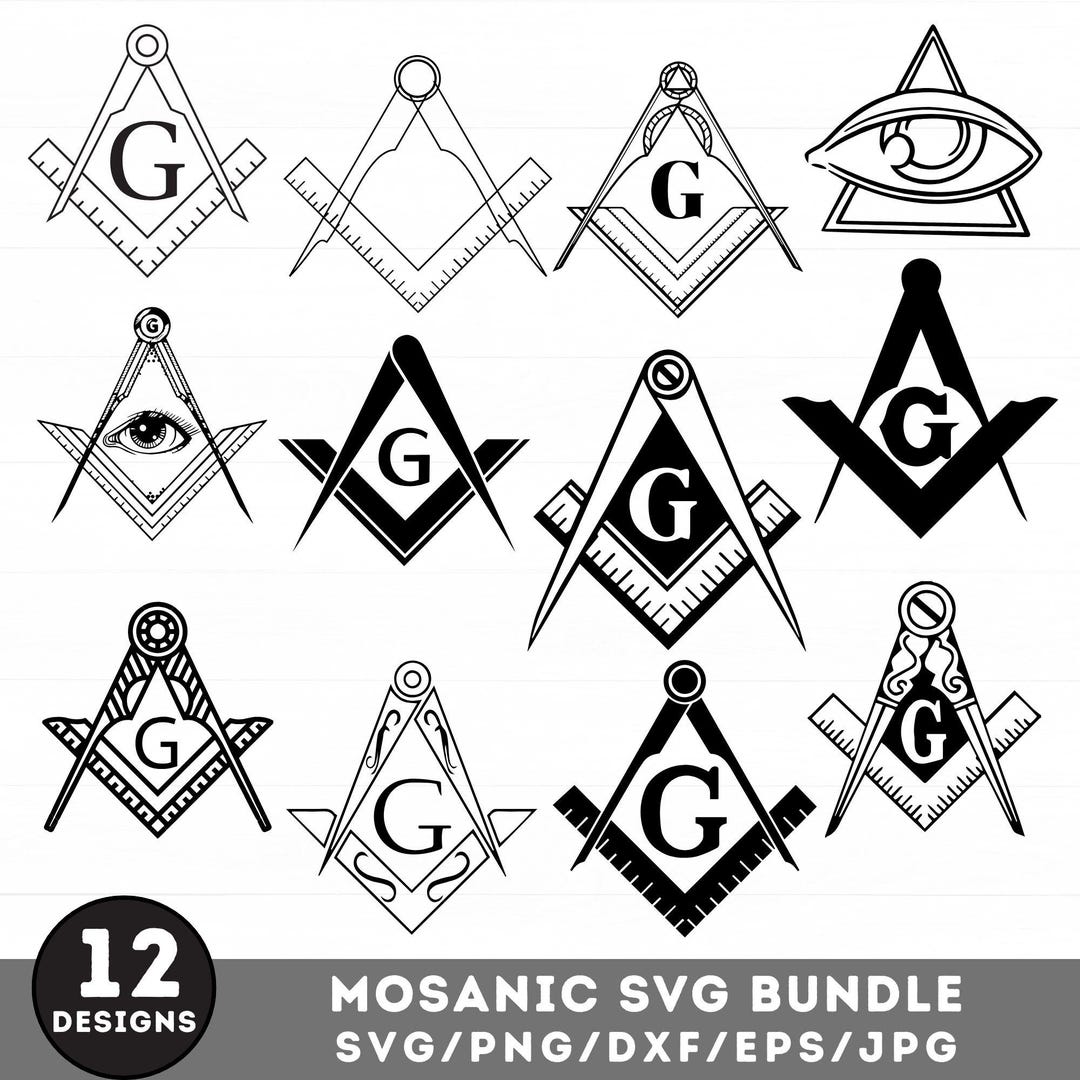 Masonic Svg Bundle, Freemason Svg, Third Eye Svg, Masonic, Freemason ...