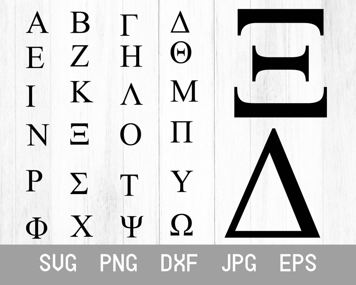 Buy Greek Letters Svg Greek Alphabet Svg Alpha Phi Svg Greek Online in ...