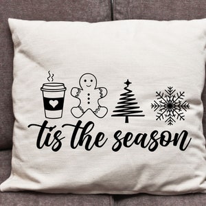 Tis the Season Svg, Tis the Season Shirt, Christmas Sign Svg, Retro ...