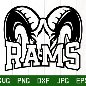 Rams Svg - Etsy