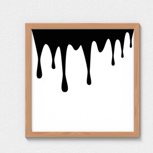 Dripping Borders SVG Bundle: Melting Paint Clipart (digital Download ...