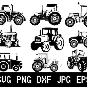 20 Tractor Svg Bundle, Tractor Png Bundle, Commercial Use Svg, Svg ...
