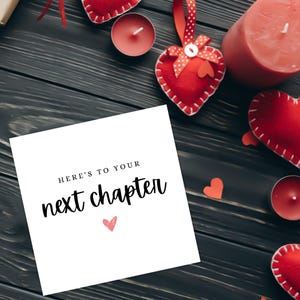 Printable New Job Card Template Heres to Your Next Chapter Best of Luck ...