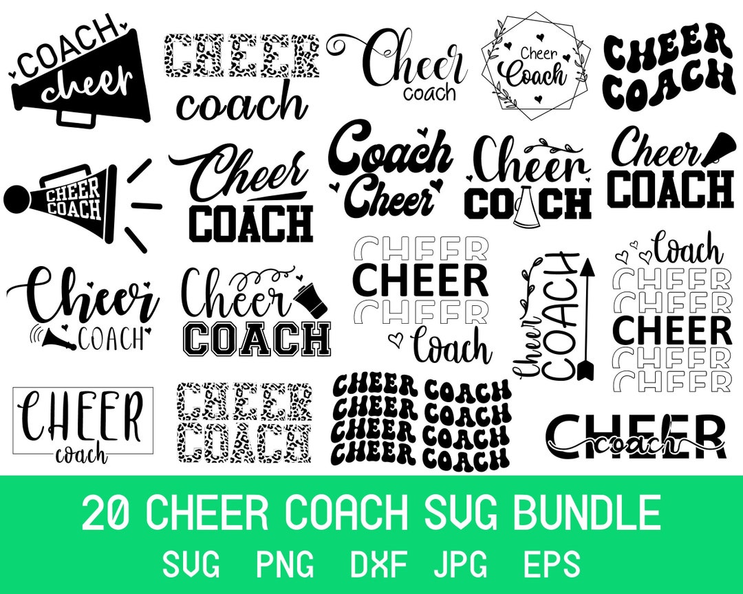Cheer Coach SVG Bundle: Cheerleader Shirt Designs (digital Download) - Etsy