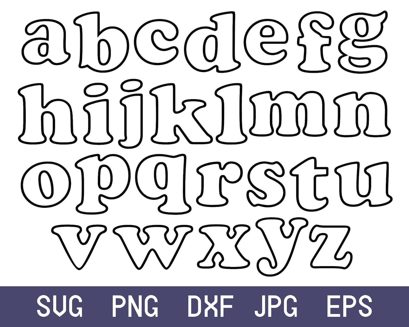 Fancy Monogram Font SVG Bundle: Cricut-ready Alphabet (digital Download ...