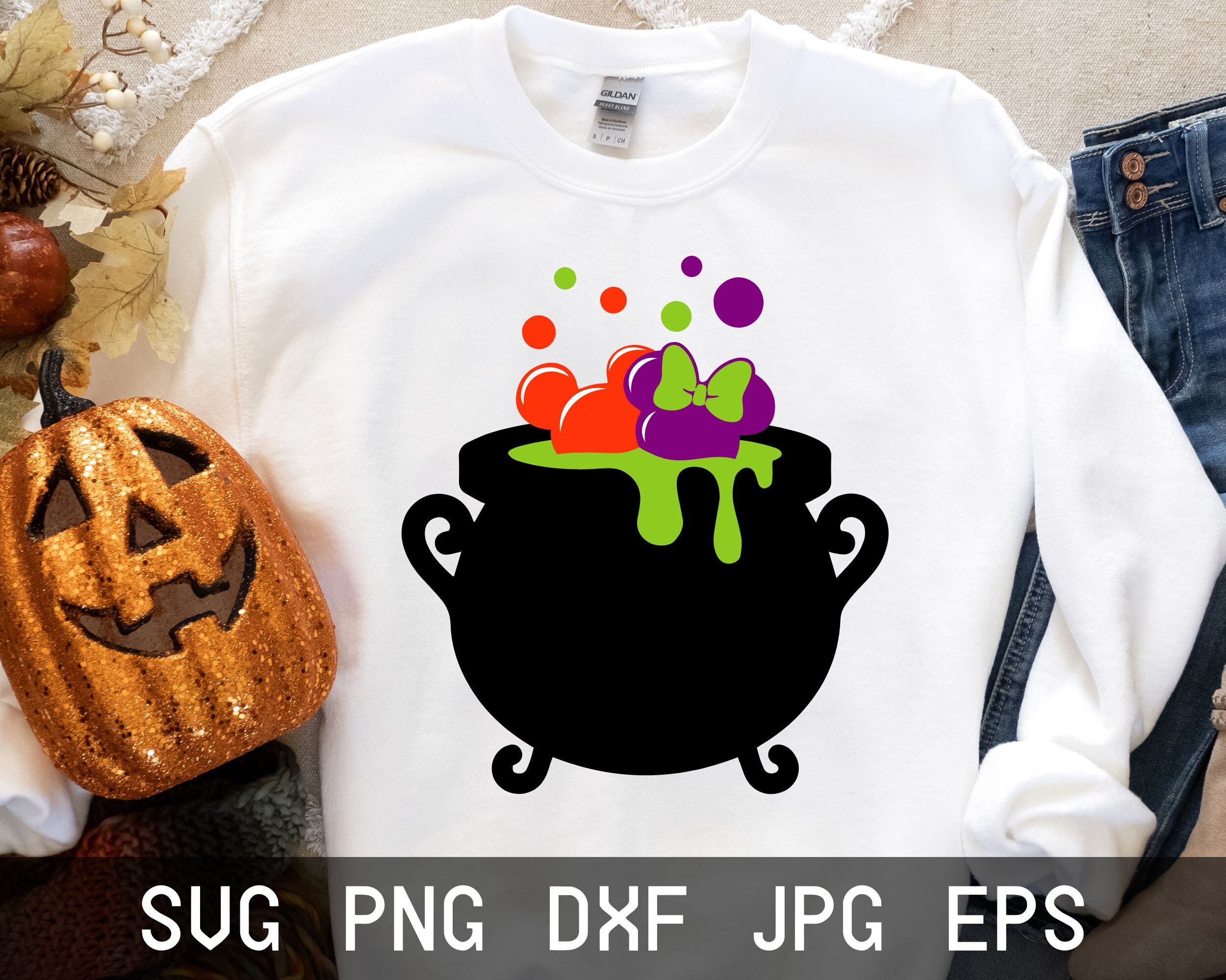 Halloween Cauldron SVG Bundle: Witches Brew Clipart (digital Download ...