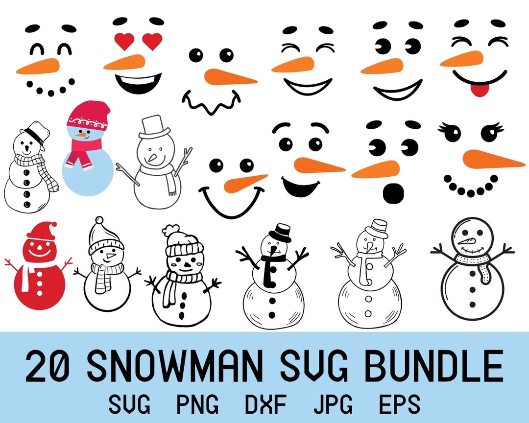 Snowman Svg, Snowman Png, Snowflake Svg, Snowflakes Svg, Frozen Svg ...