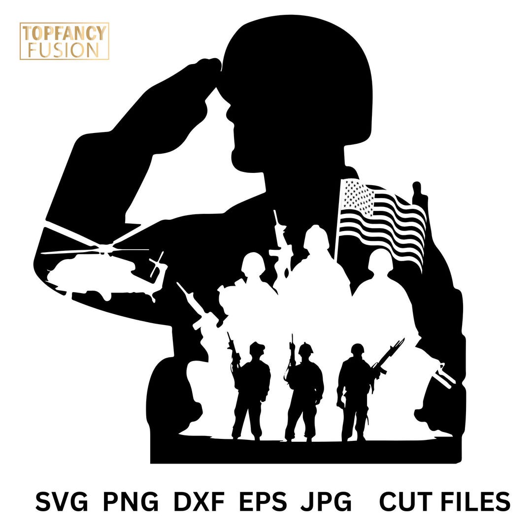 US Soldier Svg, American Soldier Png, Army Svg Files, Veteran Svg, US ...