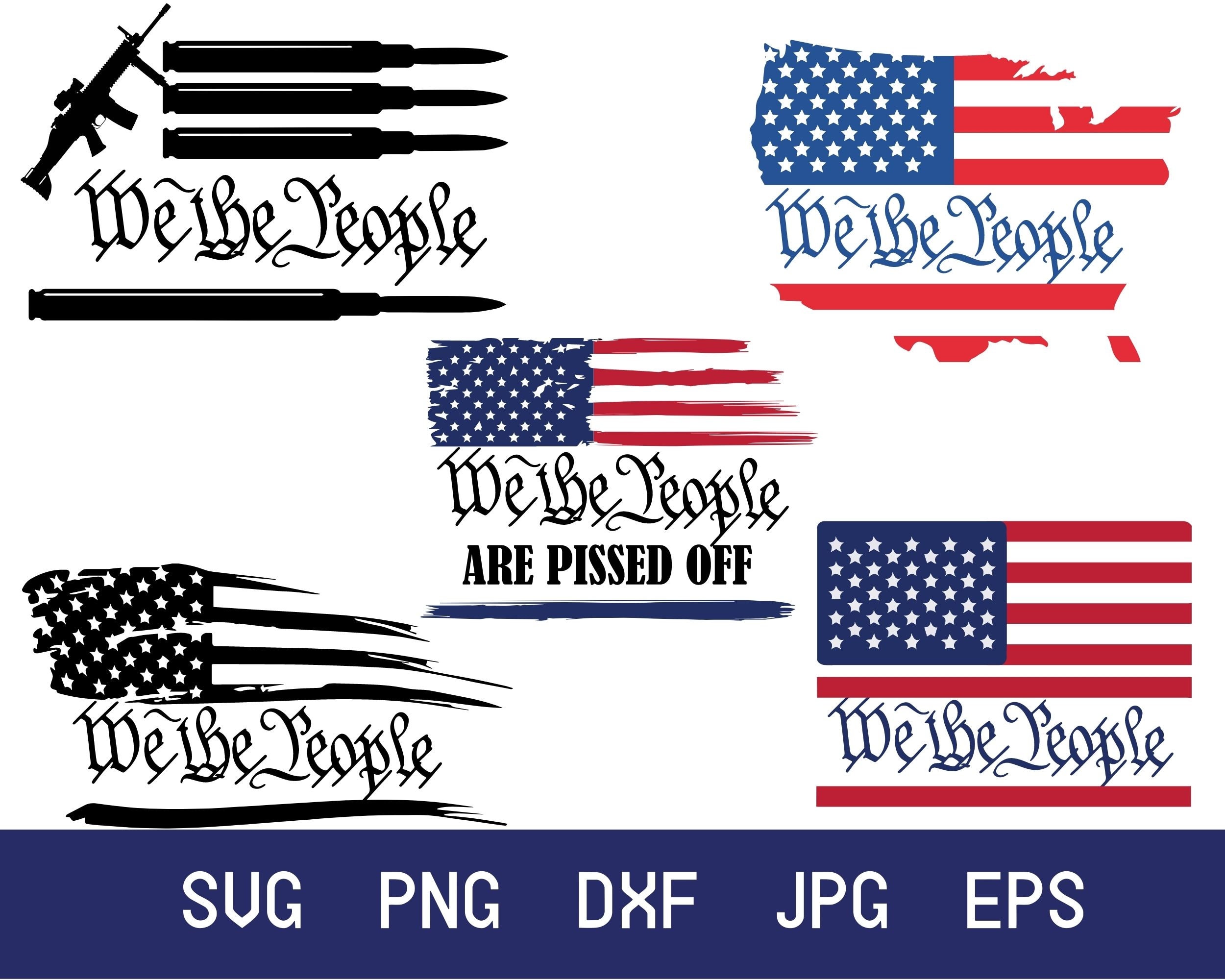 We the People Svg Constitution Svg Memorial Day Svg We the - Etsy Canada