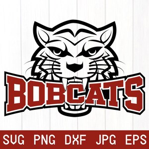 Bobcats Mascot SVG: School Spirit Cut Files (digital Download) - Etsy