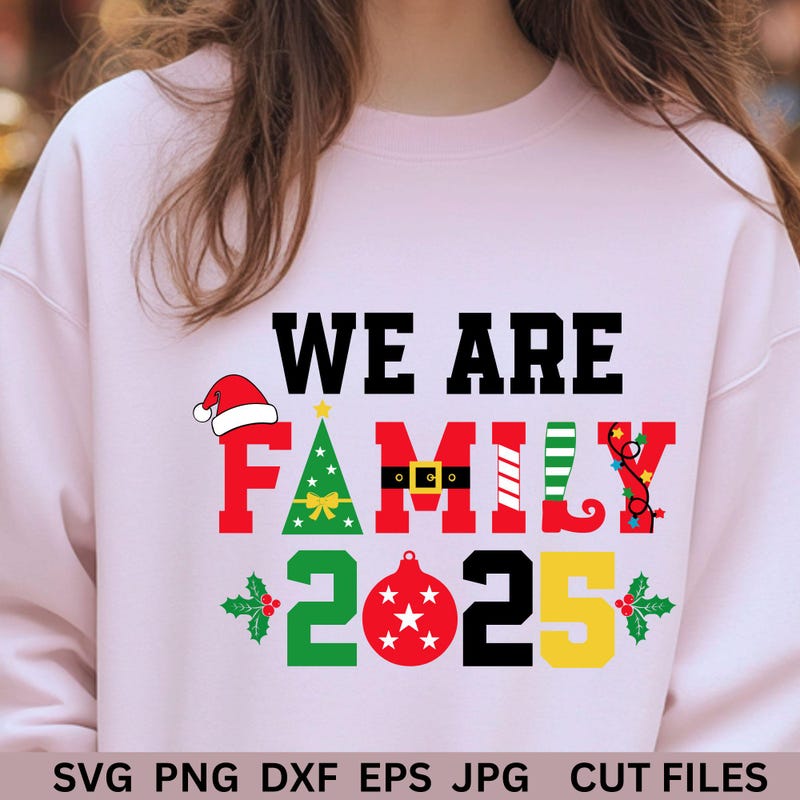 Family Christmas Svg - Etsy