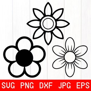 Flower Svg, Flower Png, Spring, Flowers Designs for Shirts, Wildflower ...